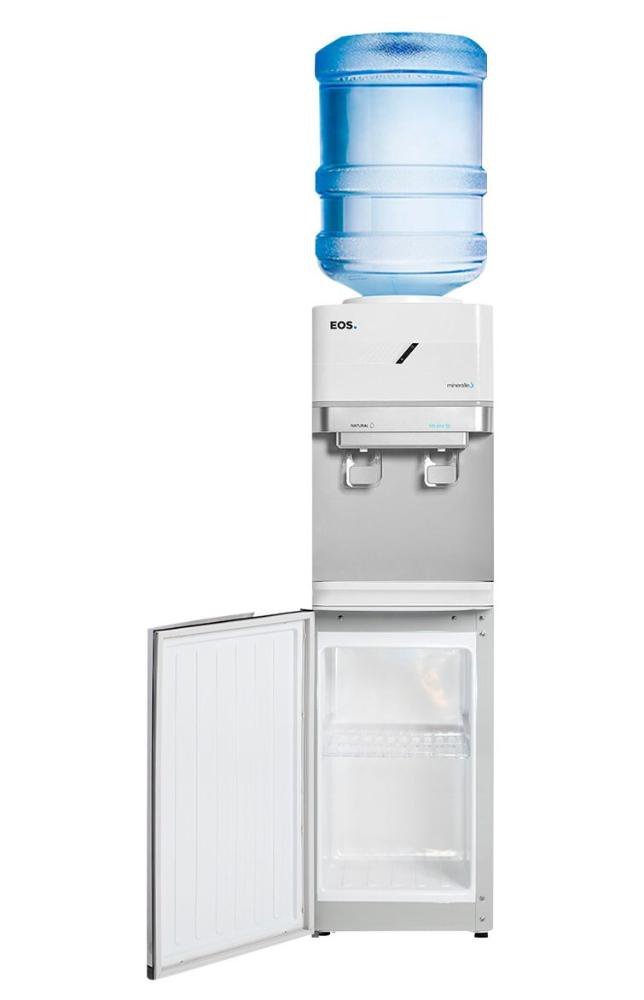 Bebedouro de Coluna para Garrafão com Armário EOS Mineralle Compressor ...