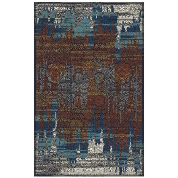 Tapete para Sala Austin 12x Azul-Coral 2,00x2,85M - Abdalla ...