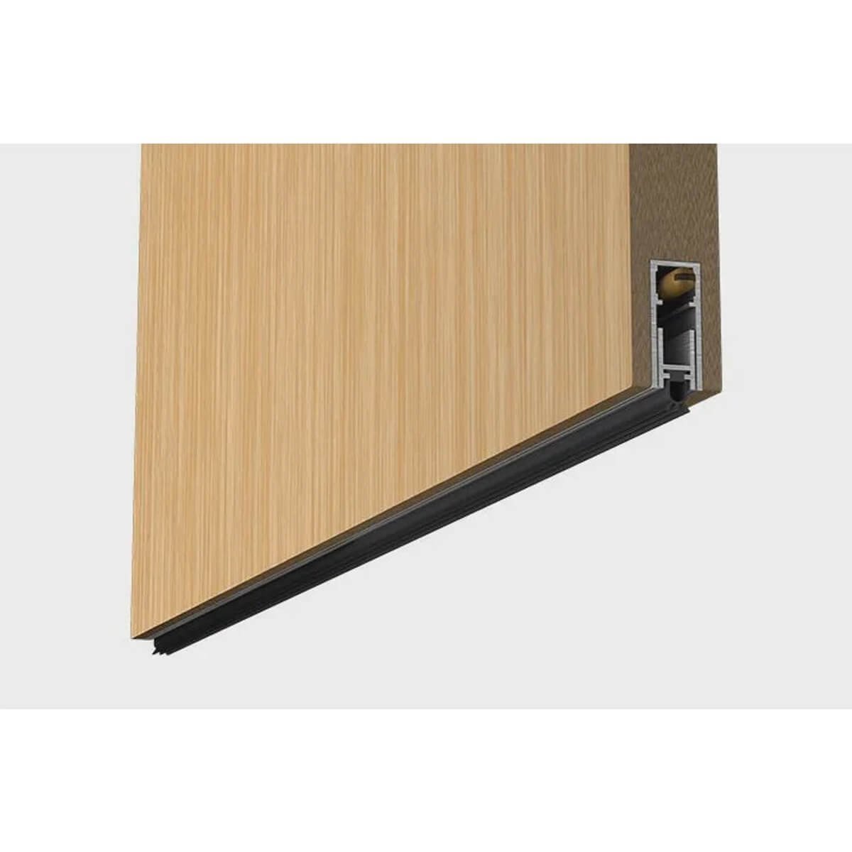 Veda Porta Automático Ajustável Vedante Porta Alumínio 72 cm de Embutir ...