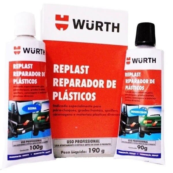 Replast Wurth Reparador De Plasticos De 190 Gramas | MadeiraMadeira