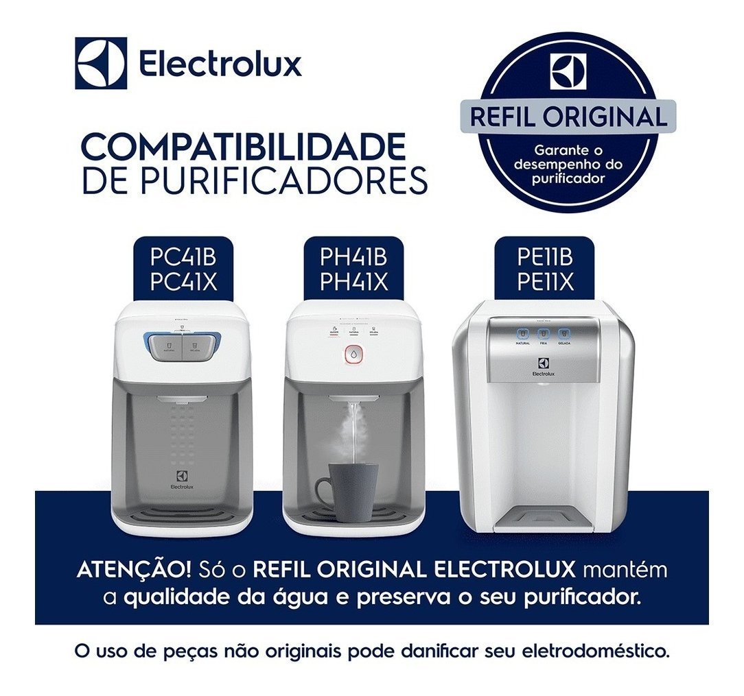 Refil Purificador De Água Pe11b/pe11x Pc41b/pc41x Ph41b/ph41 ...