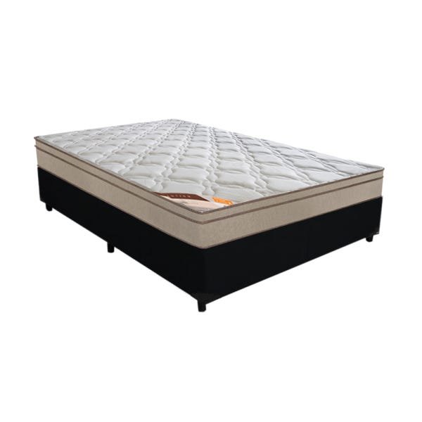Cama Box Casal Colchão Mola Revolution Tecnopedic One Face Castor + Box ...