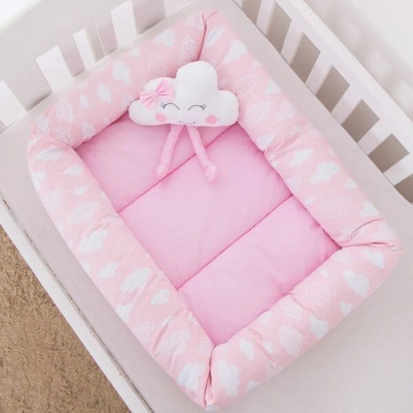 Ninho Redutor Para Bebe 100% Algodão nuvem de amor | MadeiraMadeira