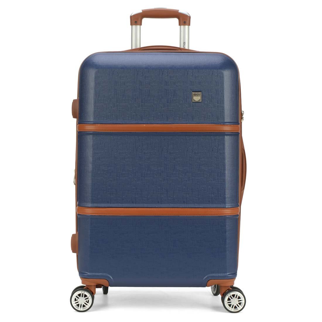 Mala de Viagem Grande Polo King Cannes ABS 4 Rodas 360 Graus Azul ...
