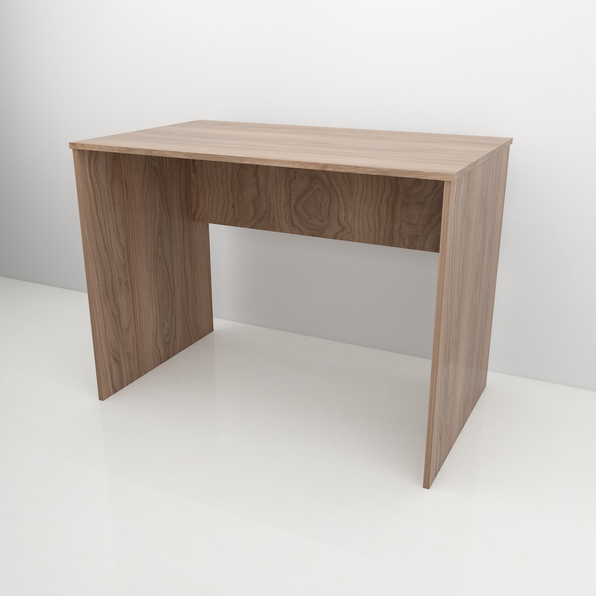 Mesa De Escritório Retangular Econômica 120cmx60cmx74cm - Nogal Málaga ...