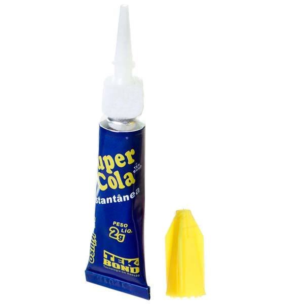 Kit C/7 Cola Instantânea Super Cola Tekbond 2g | MadeiraMadeira