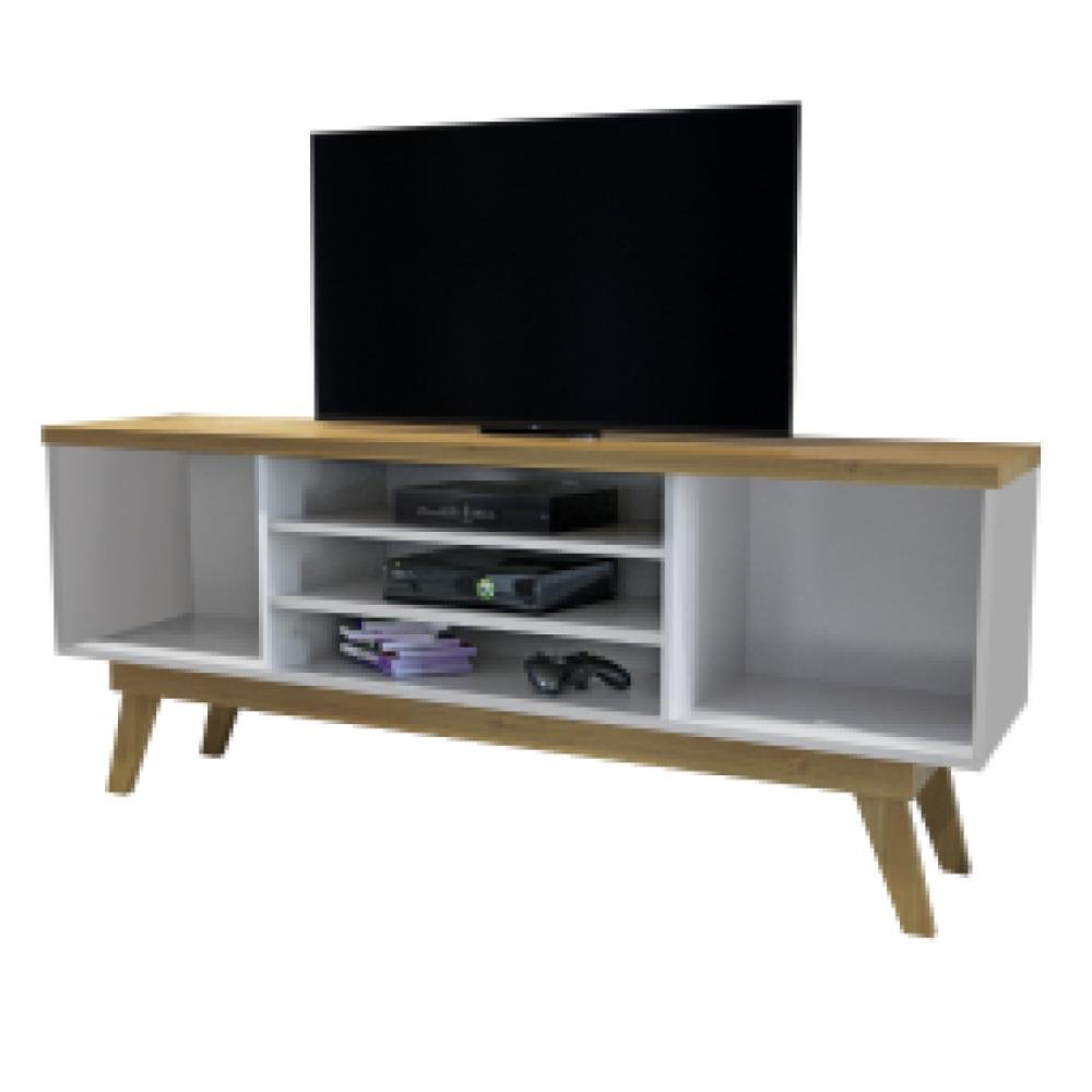 Home Theater Rack Para TV 65 Polegadas Sala de Estar Quarto 2 Portas ...