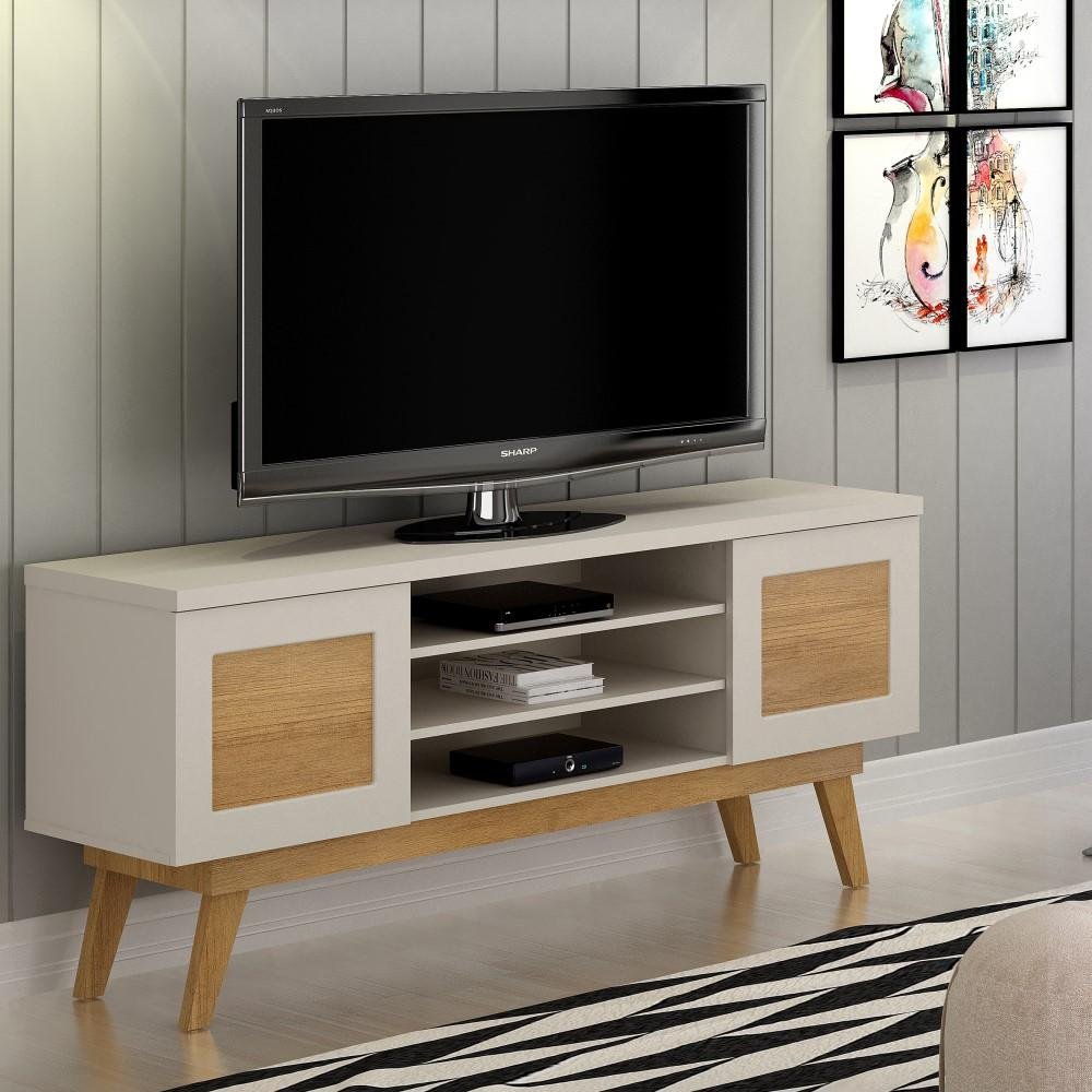 Home Theater Rack Para TV 65 Polegadas Sala de Estar Quarto 2 Portas ...