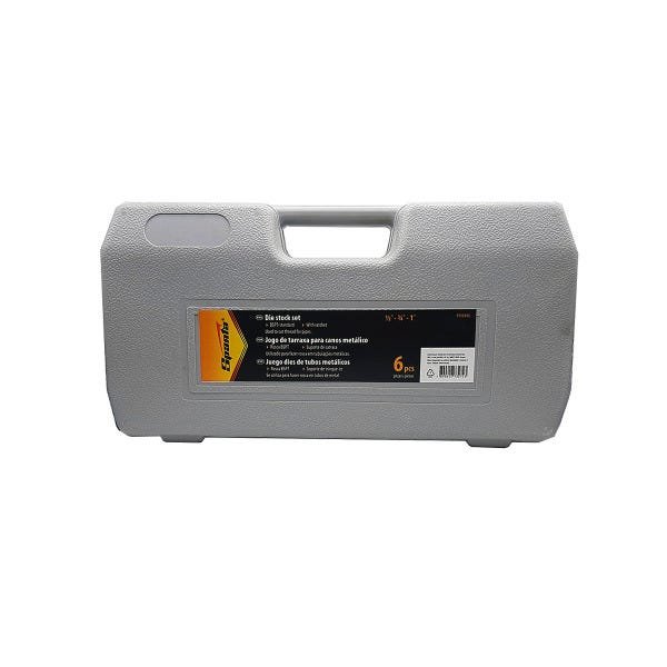 Jogo de Tarraxa para canos metálicos fazer rosca BSPT polegadas com ...