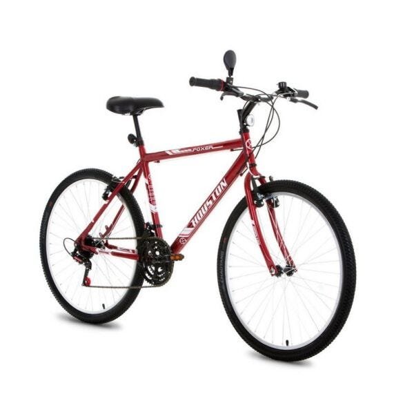 Bicicleta Houston Foxer Hammer Aro-26 V-brake 21 Marchas Verm. Sun Red ...