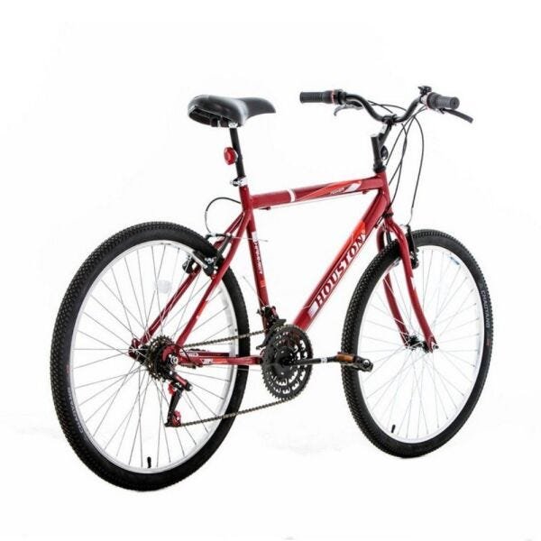 Bicicleta Houston Foxer Hammer Aro-26 V-brake 21 Marchas Verm. Sun Red ...