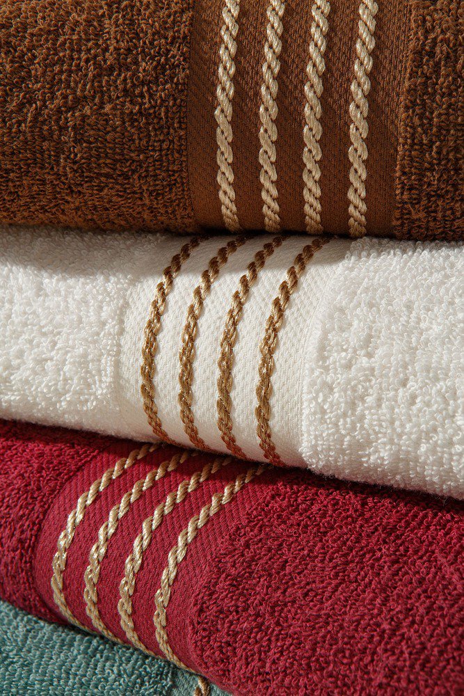 Kit Com 03 Toalhas De Banho Gigante / Banhão Quasar - Rubi/Azul/Bege ...