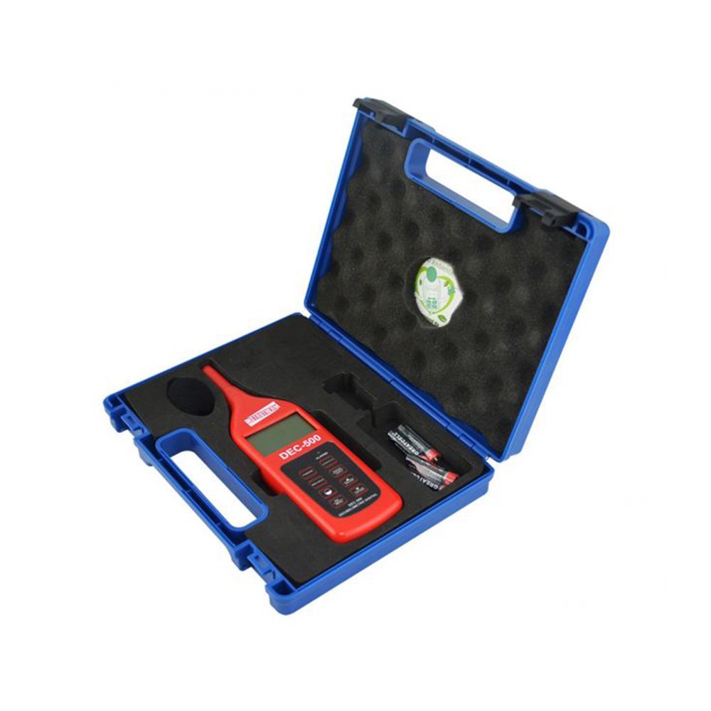 Kit Sonômetro Digital 30 A 130Db Ponderação Fast Slow Leq Nível Sonoro ...