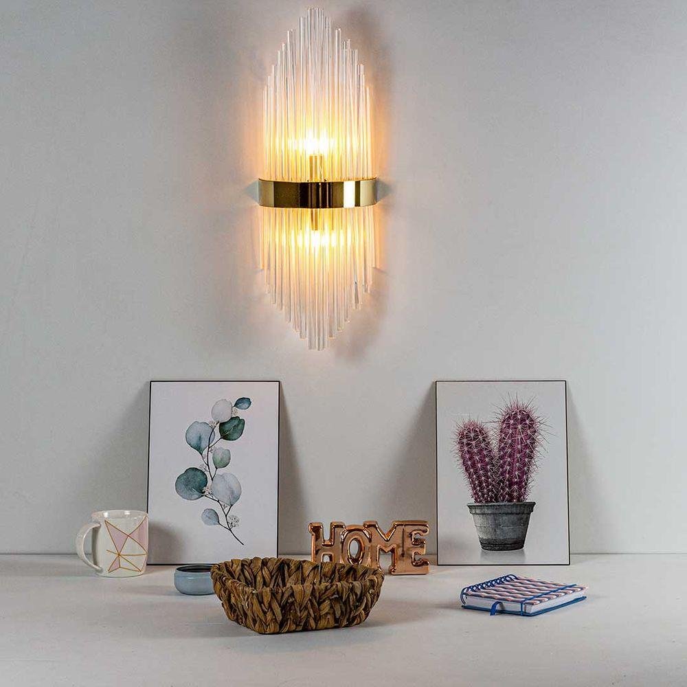 ARANDELA KARIN OURO 2xG9 | MadeiraMadeira