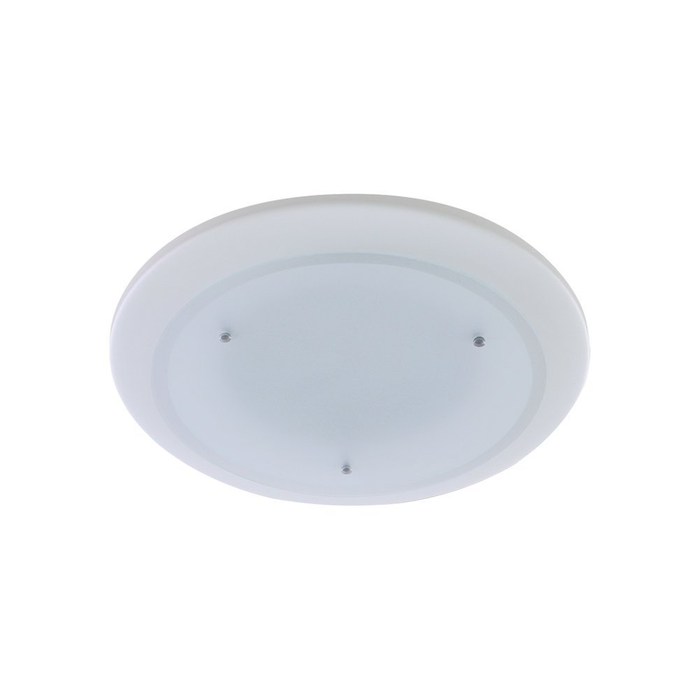 LUMINÁRIA PLAFON MILANO REDONDO PEQ 30CM 2LAMP E27 BRANCO - 1102 PEQ BR ...