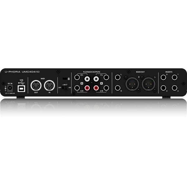 Interface Áudio 4 Canais 192Khz Behringer Umc404Hd | MadeiraMadeira