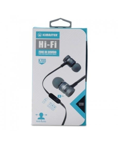 Fone de Ouvido Kimaster K-700 Hi-Fi | MadeiraMadeira