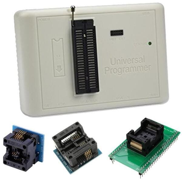 Gravador Memória Nand Flash Eprom Bios Rt809H e Adaptadores ...