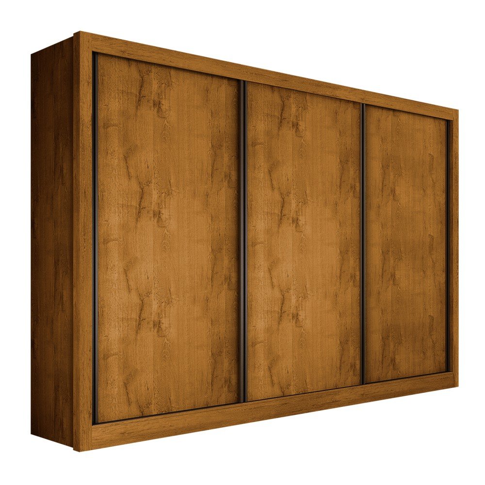 Guarda-Roupa Casal 3 Portas 6 Gavetas Nápoli - Freijó | MadeiraMadeira