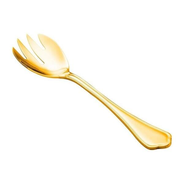 Garfo Para Salada Em Pvd Dourado Zurich Wolff | MadeiraMadeira