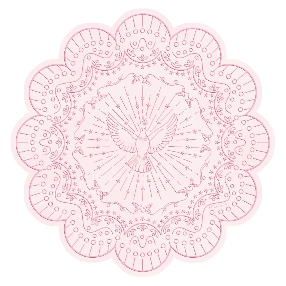 Lugar Americano Batizado - Impermeável, corte a laser - Blessings ...