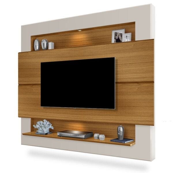 Painel para TV com LED Suspenso Milão Luapa Suporta TV até 57 Polegadas ...