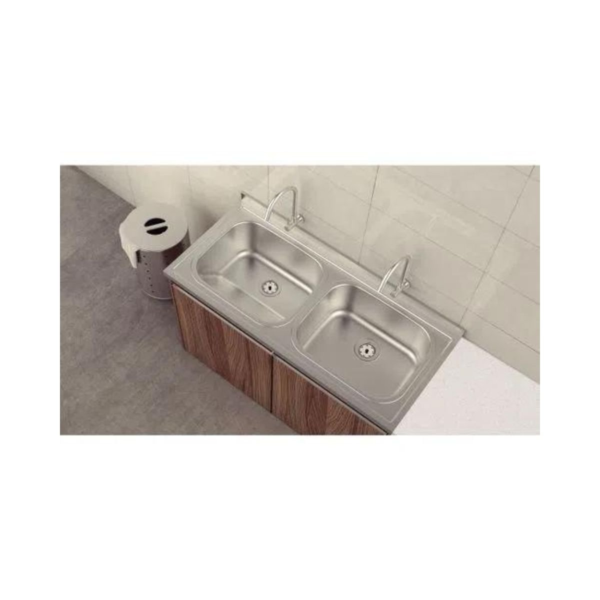 Tanque Duplo de Apoio Tramontina Hera Duo Plus 2C 34 + 37 L ...