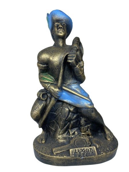Estátua Orixá Logun Ede - Decoração Gesso | MadeiraMadeira