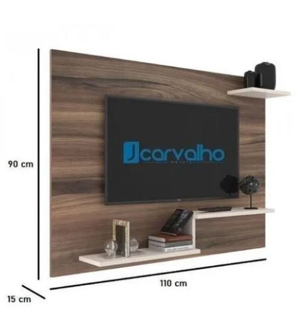 Painel para TV até 42 Polegadas com Prateleira Denver | MadeiraMadeira