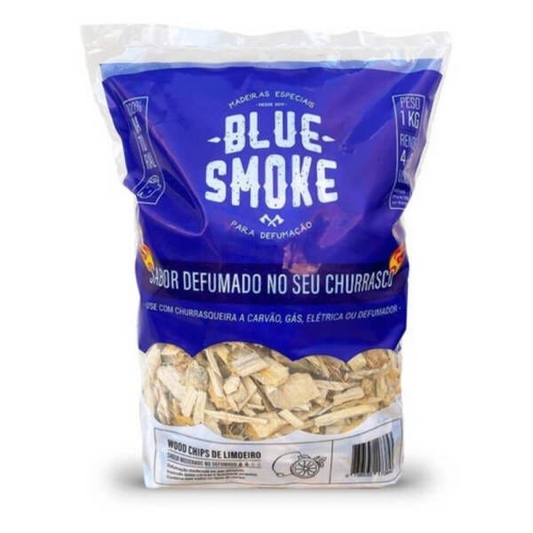 Kit 4 Lascas de Lenha Para Defumação Blue Smoke 1kg - Limoeiro ...