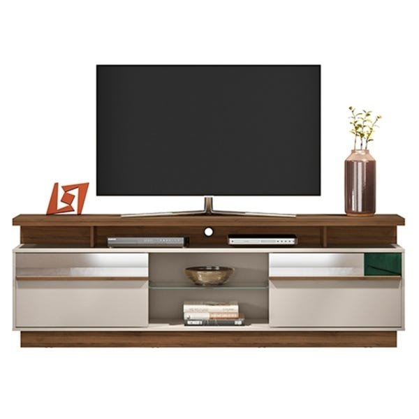 Rack Recife para Tv até 70 Polegadas Off/nogueira | MadeiraMadeira