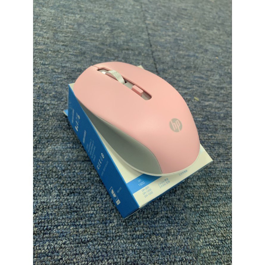 Mouse Hp s1000 mais silencioso sem fio - pink - Brasil | MadeiraMadeira