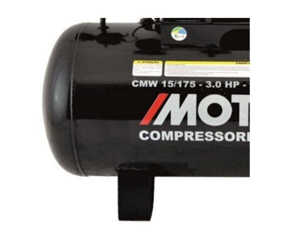 Compressor De Ar Motomil Cmw-15/175I 15 Pés 175 Litros 140 Libras 220/380V Trifásico ...