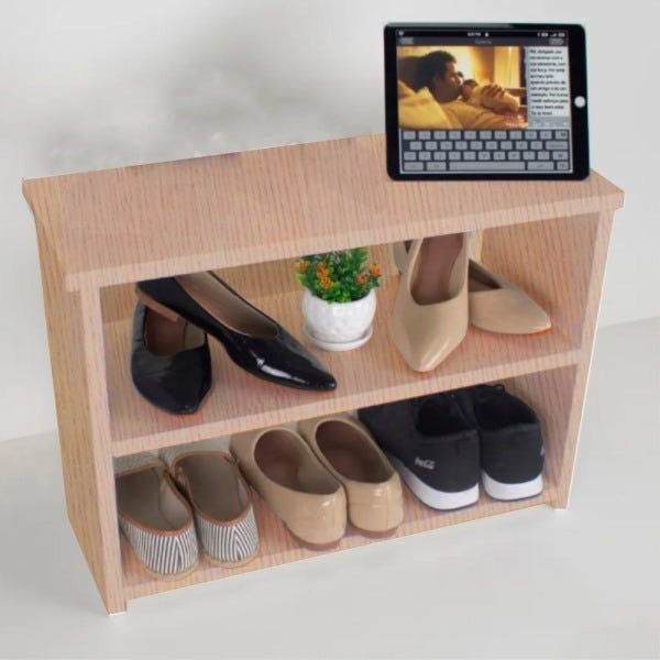 Sapateira Matte Madeirado Em Mdf | MadeiraMadeira