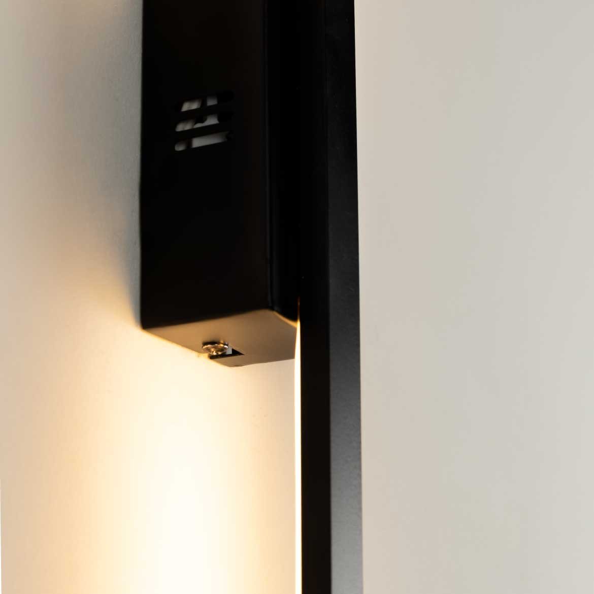 Arandela Plafon Tec 90cm Led 15W 3000K Bella GD011LB Preto ST2484 ...