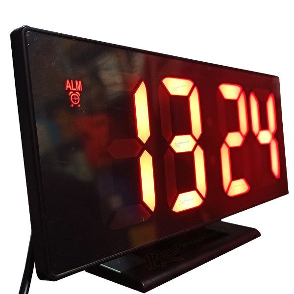 Relógio De Mesa Ds-3618l Digital Led C/ Nota Fiscal | MadeiraMadeira