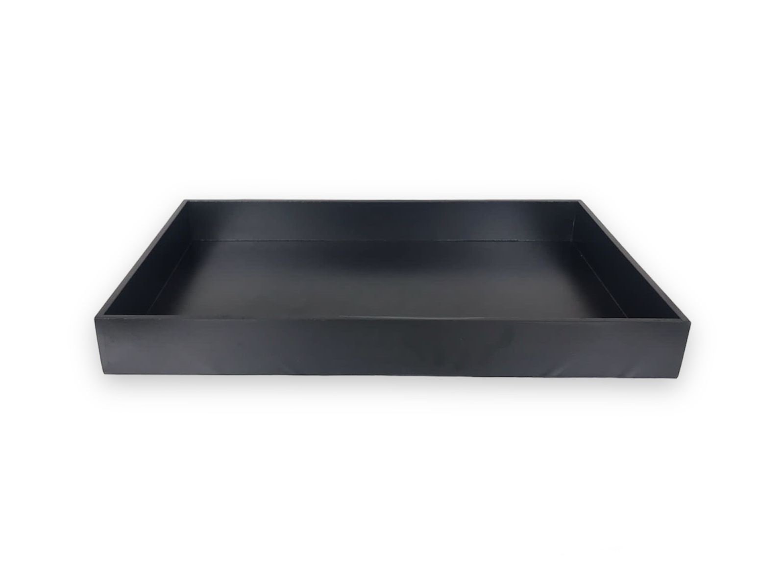 Bandeja Para Café Decoração 50x30 Grande Preta Madeira MDF Lisa ...
