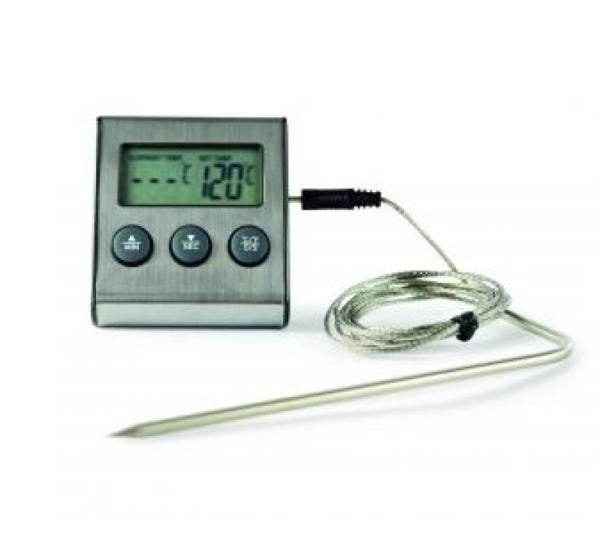 Termômetro Digital Com Haste Inox Para Forno | MadeiraMadeira