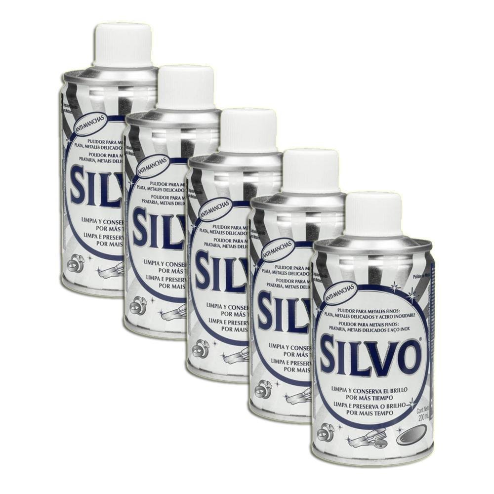 Limpador Líquido para Metais Silvo Kit 5 | MadeiraMadeira