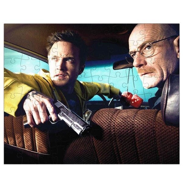 Quebra-Cabeça 90 Peças 30cm Breaking Bad | MadeiraMadeira