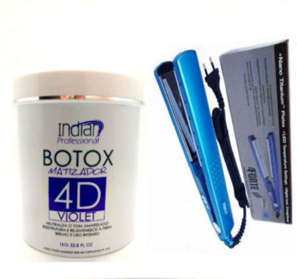 Kit Profissional Botox Capilar + Chapinha Profissional | MadeiraMadeira