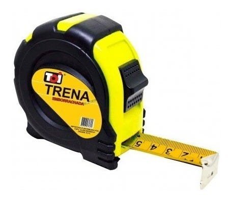 Trena Profissional Emborrachada Com Trava 5 Metrosx25mm Toi ...