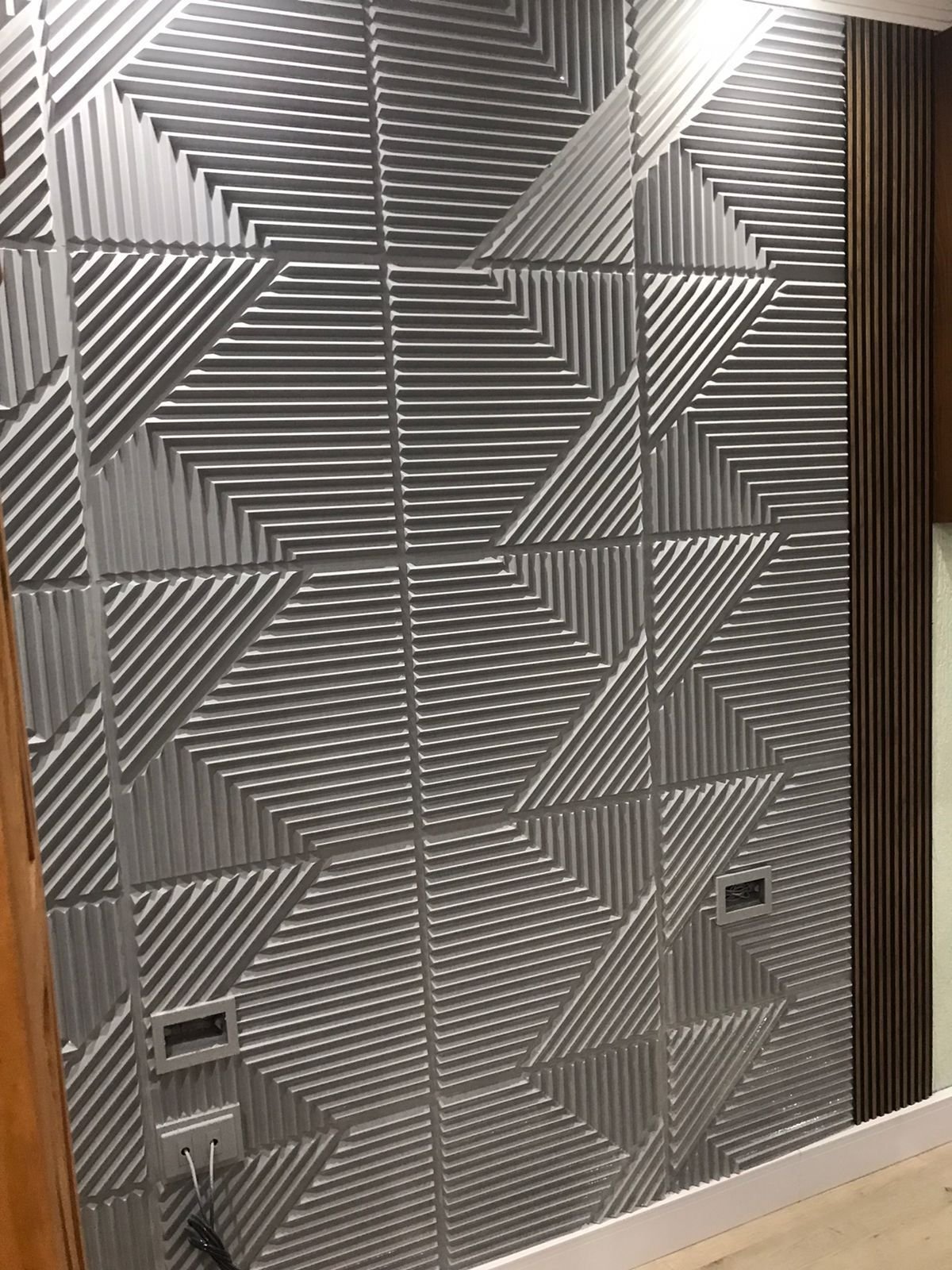 Kit 12 Painéis Placas 3d Revestimento Pvc Modelo: Ripado | MadeiraMadeira