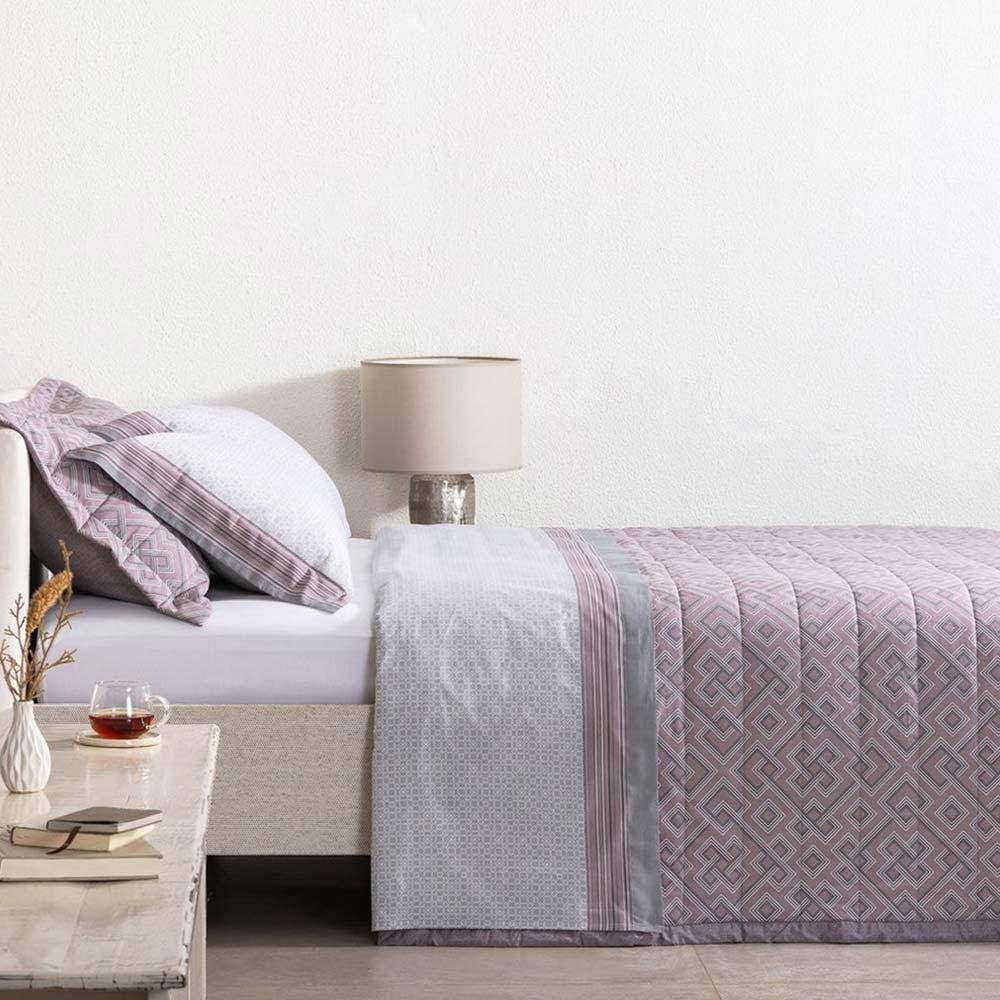 Colcha King 180 Fios British - Buddemeyer Azul/001 | MadeiraMadeira