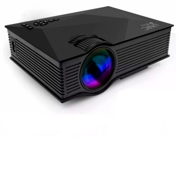 Mini Projetor Data Show Retroprojetor LED Wifi Unic | MadeiraMadeira