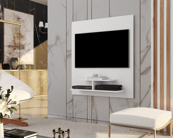 Painel para TV até 32 Polegadas Branco 5019 | MadeiraMadeira