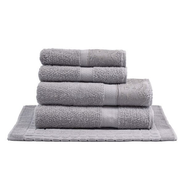 Jogo de Banho Algodão 5 Peças Melody com Renda Emily Bouton ...