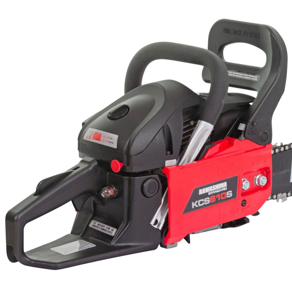 Motosserra À Gasolina Kawashima KCS 610-S 61,5cc 2 Tempos Com Sabre de 18 Polegadas | MadeiraMadeira
