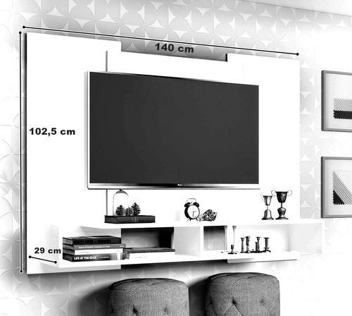 Painel para TV até 50 Polegadas Monaco - Marrom | MadeiraMadeira