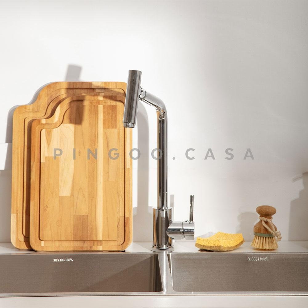 Torneira para Cozinha Gourmet Misturador Monocomando Aço Inox 304 ...